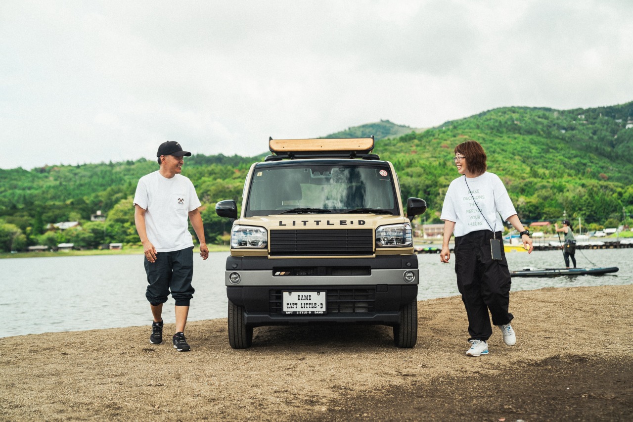 夫婦で「思わず一目惚れ」のTAFT little D.と あえてゆっくりと楽しむカスタムスタイル。 | エアロパーツ、ドレスアップのダムド ...